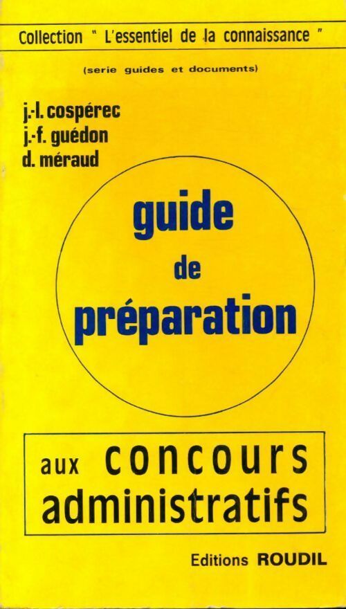 Livrenpoche : Guide de préparation aux concours administratifs - Collectif - Livre