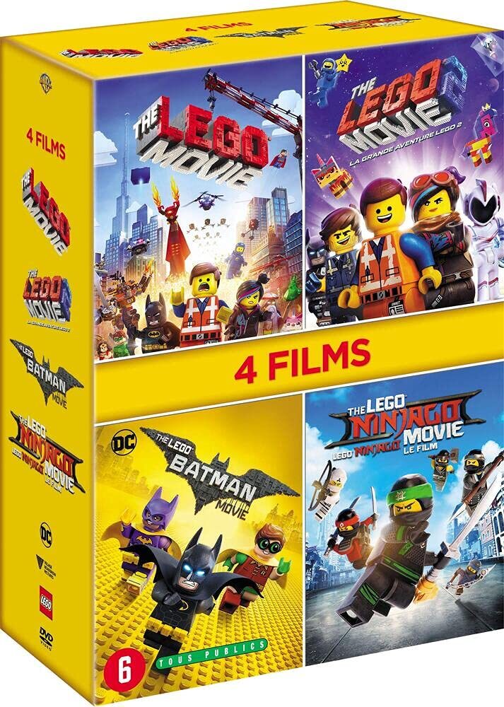 La Grande Aventure Lego 1 & 2 + Lego Ninjago : Le Film + Lego Batman ...