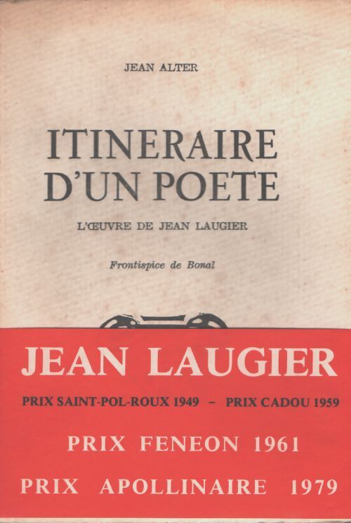 Itinéraire d'un poète - Jean Alter - Livre – Livrenpoche